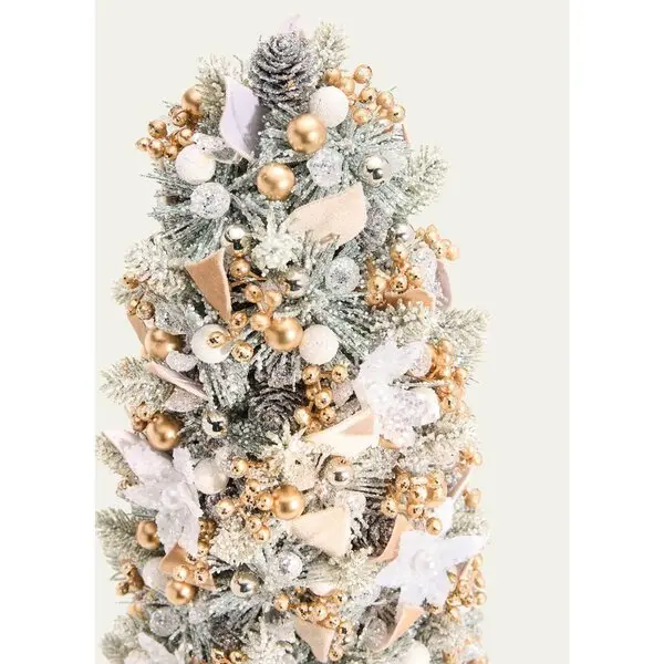 SALZBURG CREATIONS Winter Wonderland 18" Tabletop Christmas Tree