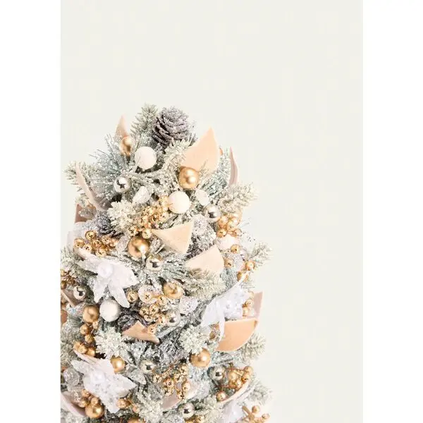 SALZBURG CREATIONS Winter Wonderland 12" Tabletop Christmas Tree