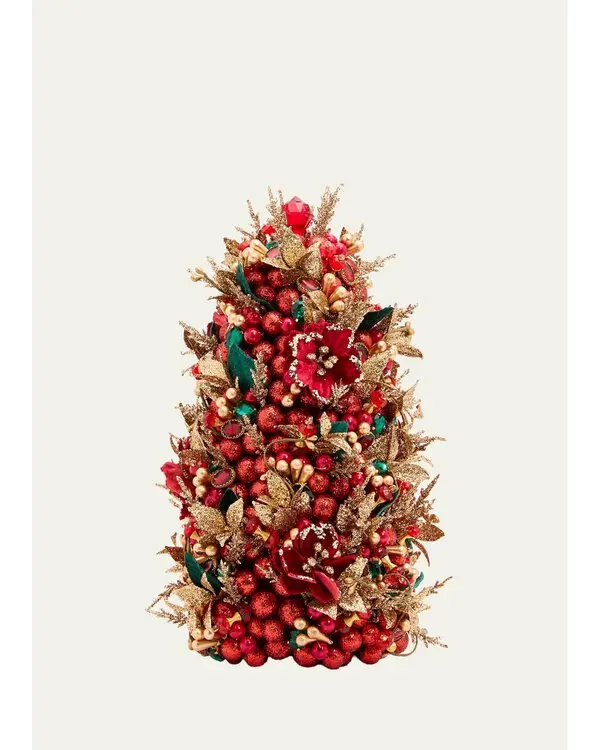 SALZBURG CREATIONS Shining Elegance 12" Tabletop Christmas Tree