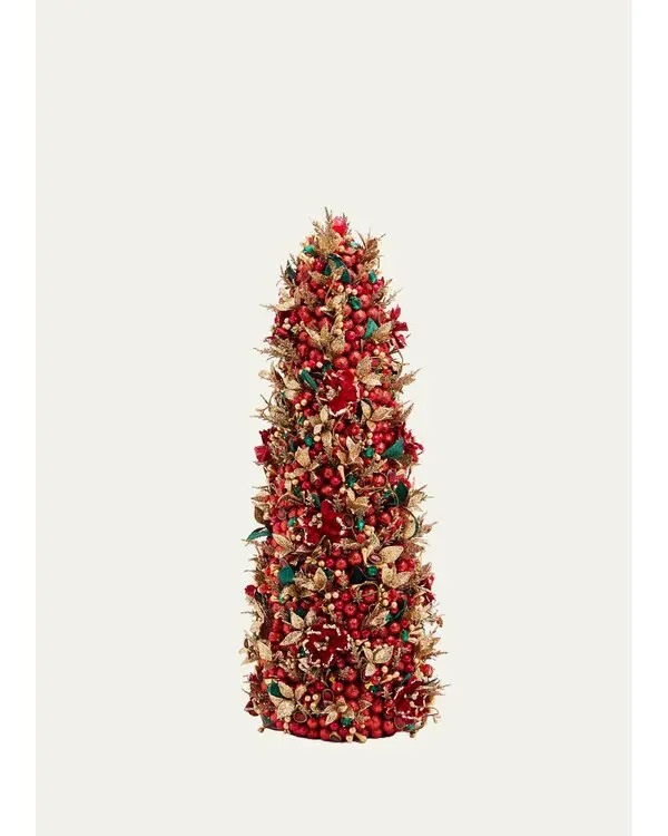 SALZBURG CREATIONS Shining Elegance 24" Tabletop Christmas Tree