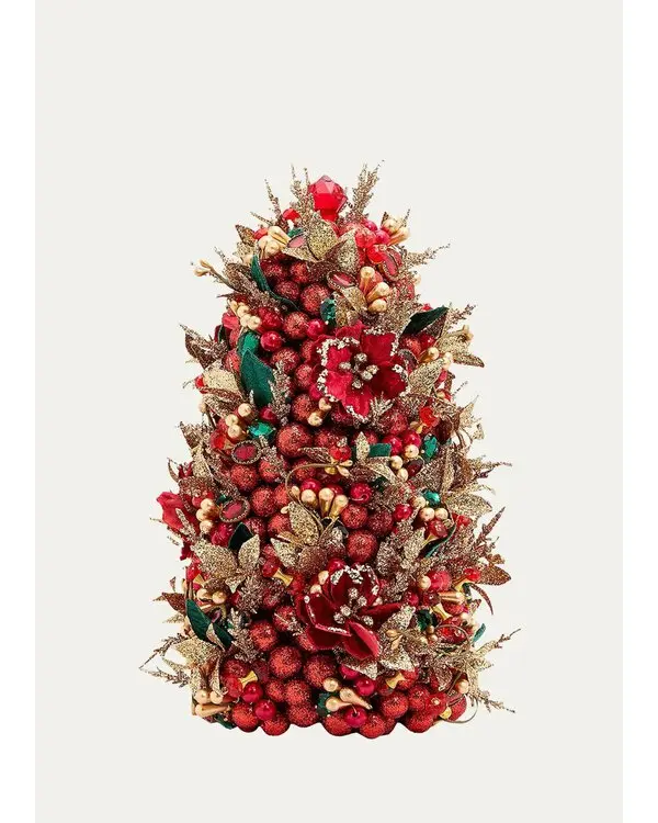SALZBURG CREATIONS Shining Elegance 24" Tabletop Christmas Tree