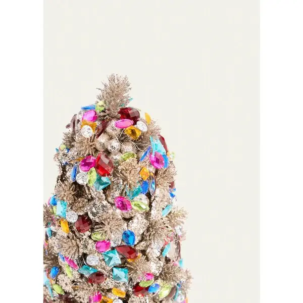 SALZBURG CREATIONS Bright Holiday 12" Tabletop Christmas Tree