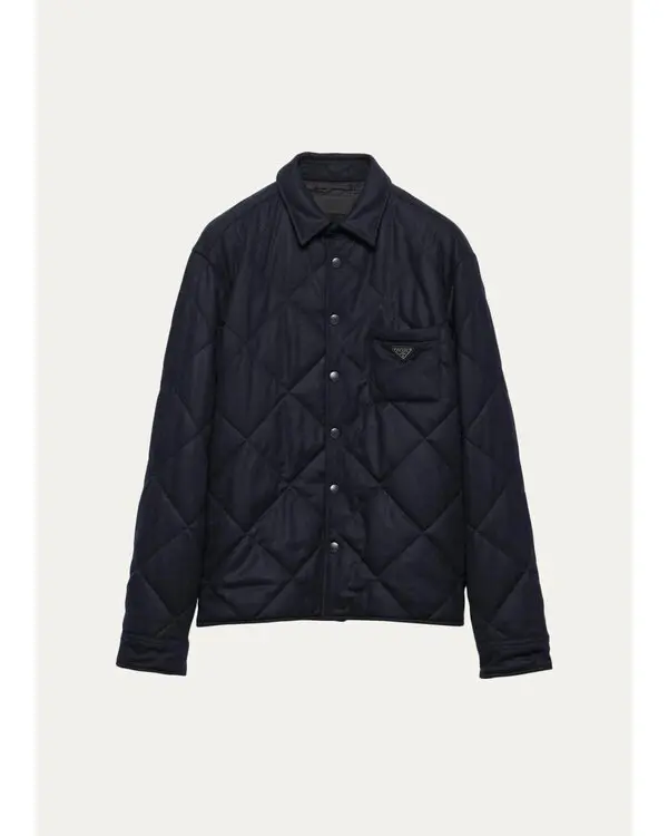 Prada Padded Cashmere Overshirt