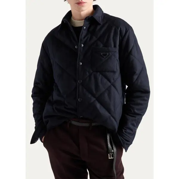 Prada Padded Cashmere Overshirt