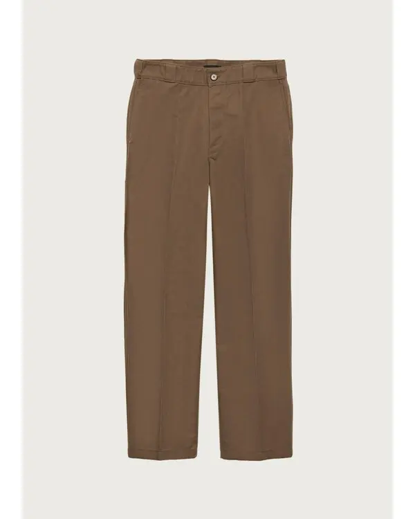 Prada Technical Canvas Cotton Pants