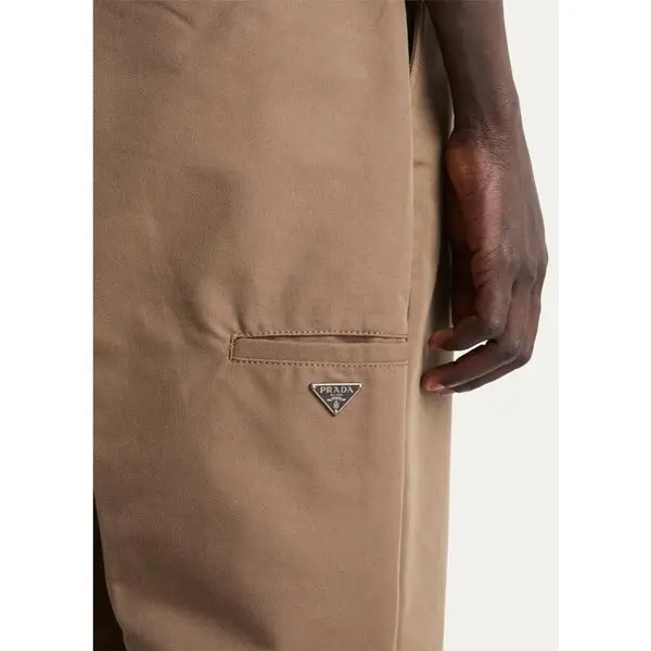 Prada Technical Canvas Cotton Pants