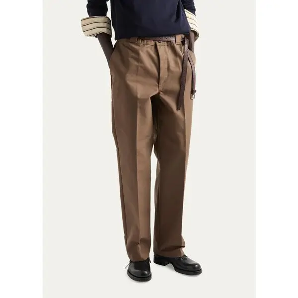 Prada Technical Canvas Cotton Pants