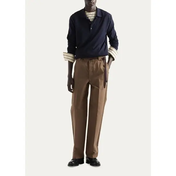 Prada Technical Canvas Cotton Pants