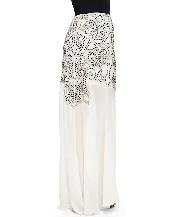 Altuzarra Pinkard Suede Maxi Skirt