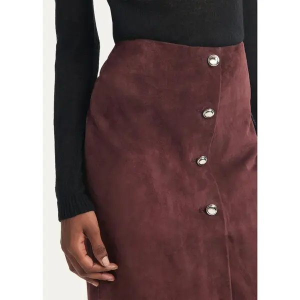 Altuzarra Pinkard Suede Maxi Skirt