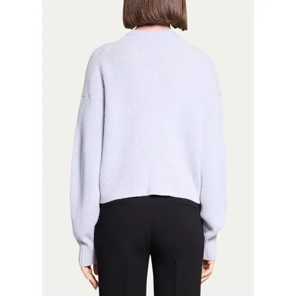 Theory Ribbed Wool Crewneck Sweater