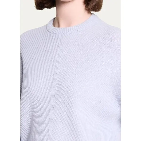 Theory Ribbed Wool Crewneck Sweater