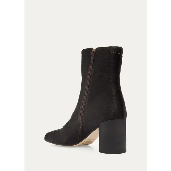 MAISON MARGIELA 80mm Calf Hair Ankle Boots