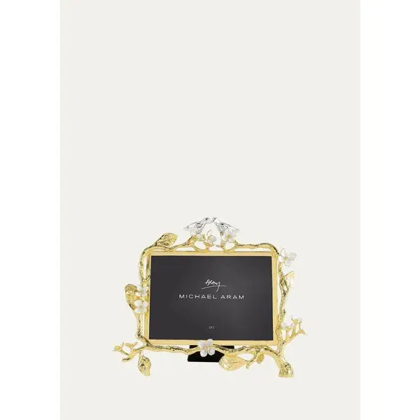 Michael Aram Lovebirds Silver & Gold Frame, 5" X 7