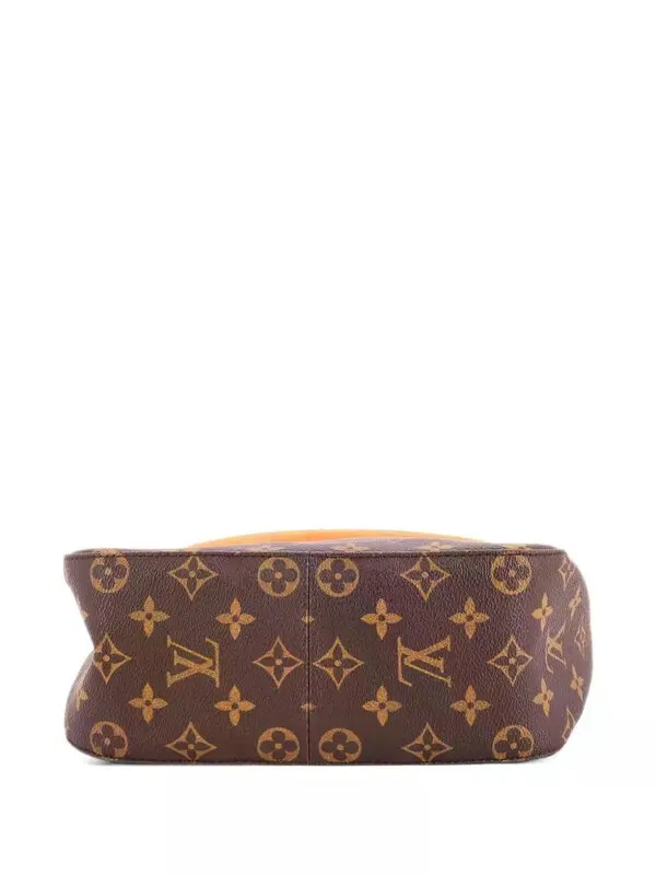 LOUIS VUITTON Looping Handbag Monogram Canvas Mm Satchel