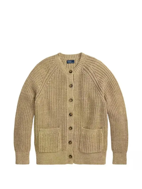 Polo Ralph Lauren Buttoned Raglan-sleeve Cardigan - Neutrals