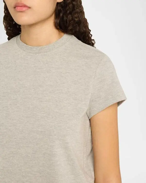 RE/DONE 50s Boxy Crewneck Tee - Medium Grey