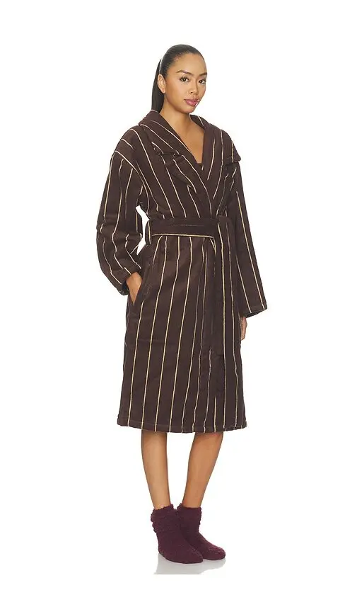 HOMMEY Robe In Brown - Espresso