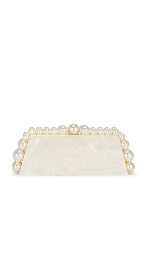 Cult Gaia Eos Lungo Clutch - Ivory