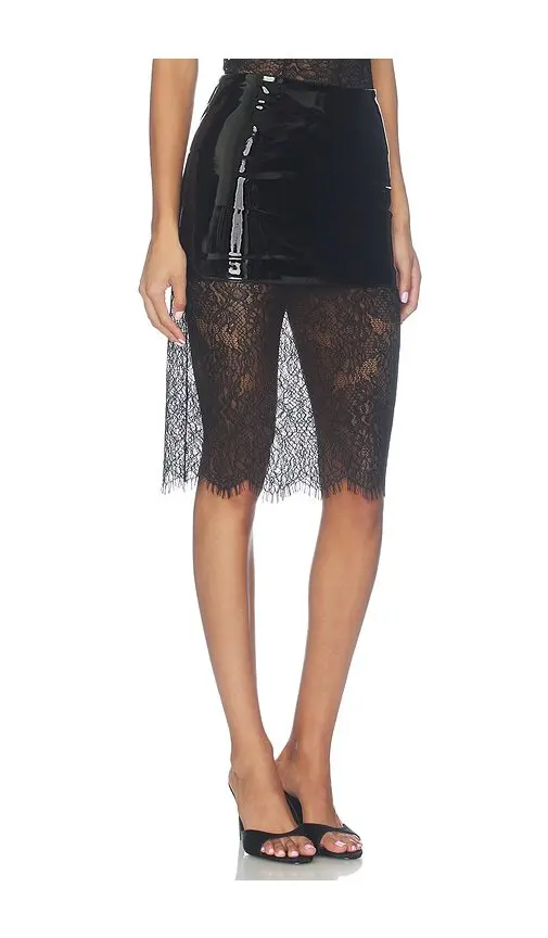 Nbd X Hannah Lizzy Indrani Midi Skirt