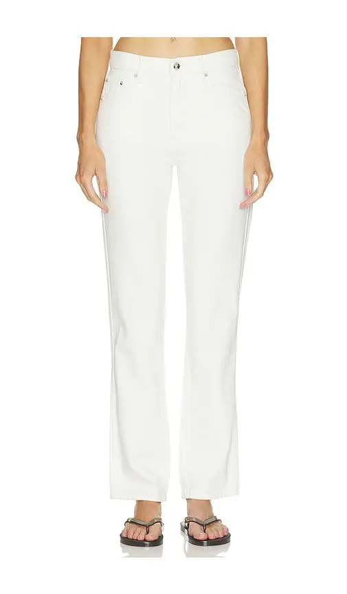 DL1961 Cate Slim Leg Jeans In Ivory - Eggshell