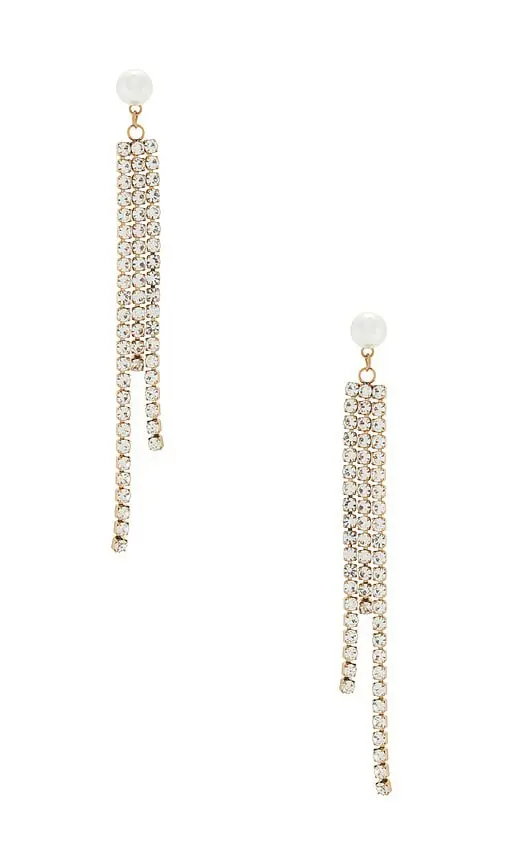 NATALIE B JEWELRY Keke Earring In Metallic Gold