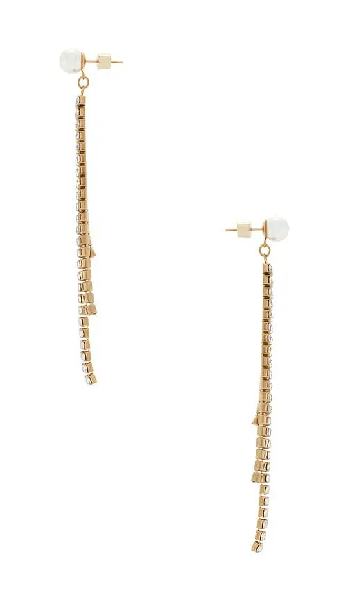 NATALIE B JEWELRY Keke Earring In Metallic Gold