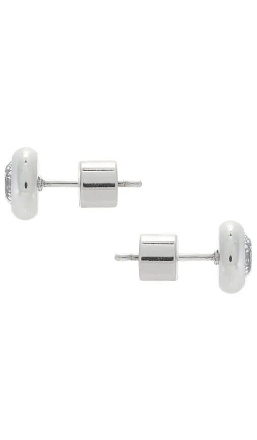 NATALIE B JEWELRY Dylan Stud Earring In Metallic