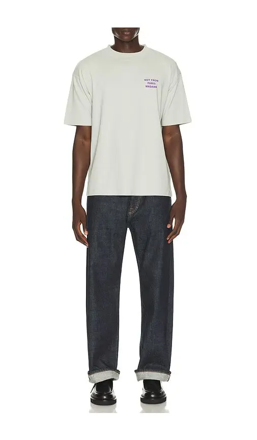 DRÃ´LE DE MONSIEUR Bold Slogan Tee Shirt