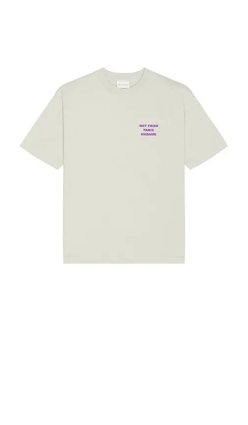 DRÃ´LE DE MONSIEUR Bold Slogan Tee Shirt