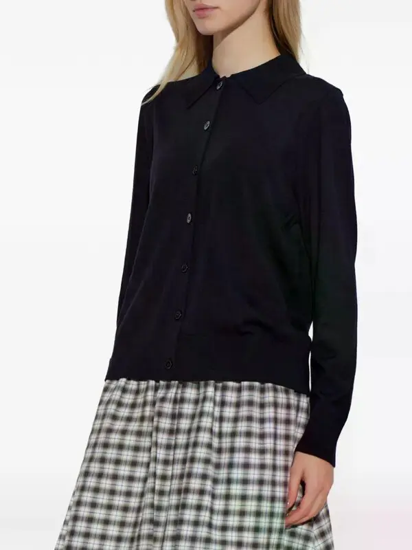 AKEP Button-down Collared Cardigan