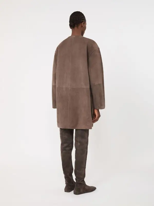 Max Mara Suede Overcoat