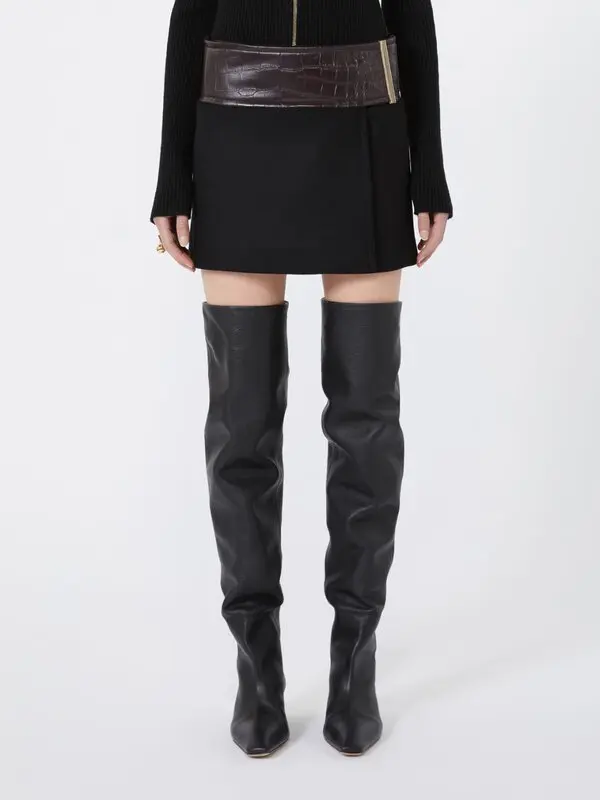 Max Mara Pure Wool Mini Skirt