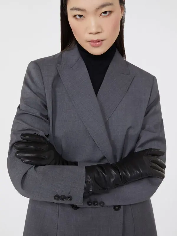 Max Mara Mid-length Nappa Leather Gloves
