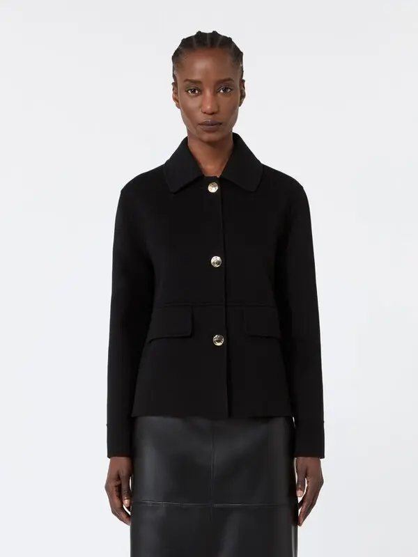 Max Mara Double Wool Cropped Jacket
