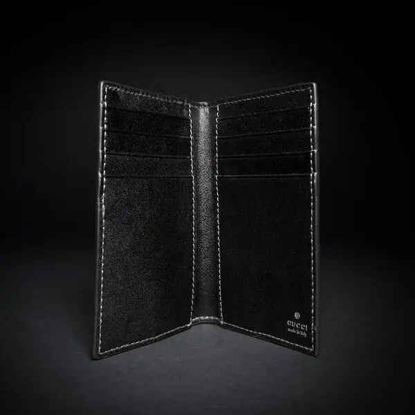 Gucci Card Case Wallet With Interlocking G Gg Canvas