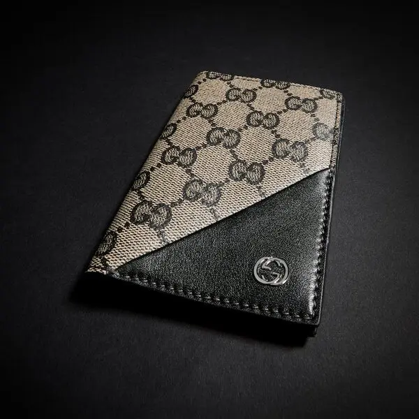 Gucci Card Case Wallet With Interlocking G Gg Canvas