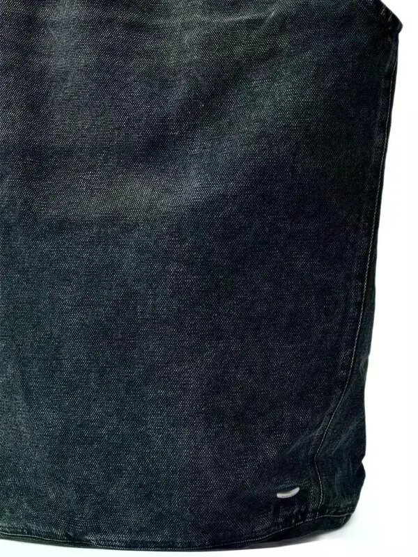 Our Legacy Structured Denim Tote Bag - Black