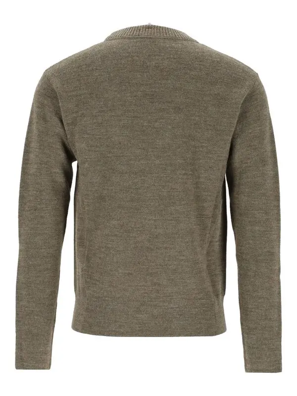 Moncler Wool Sweater With Logo