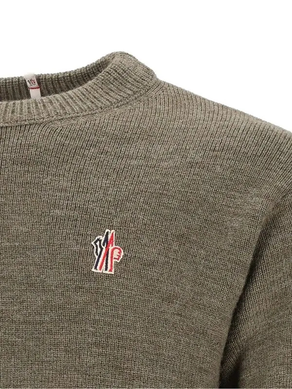 Moncler Wool Sweater With Logo