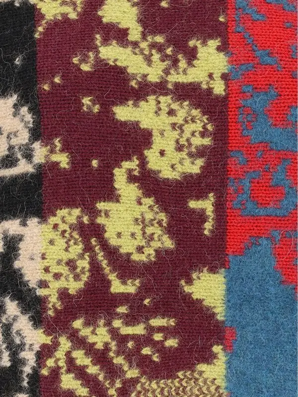 Dries Van Noten Patchwork Wool Sweater