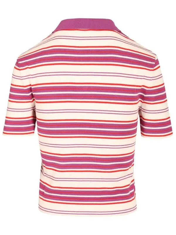 Celine Knitted Cotton Polo Shirt