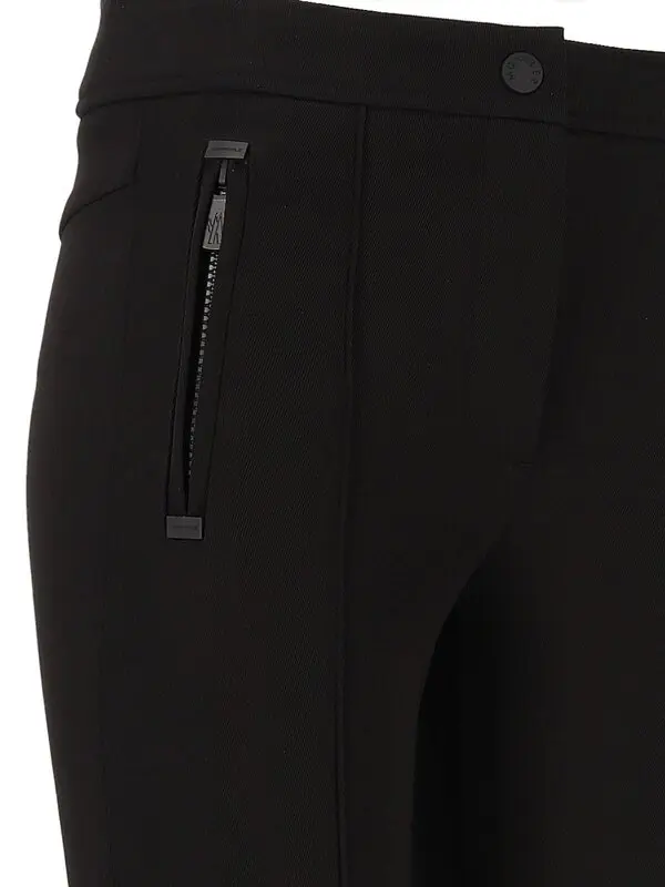 Moncler Twill Trousers - Black