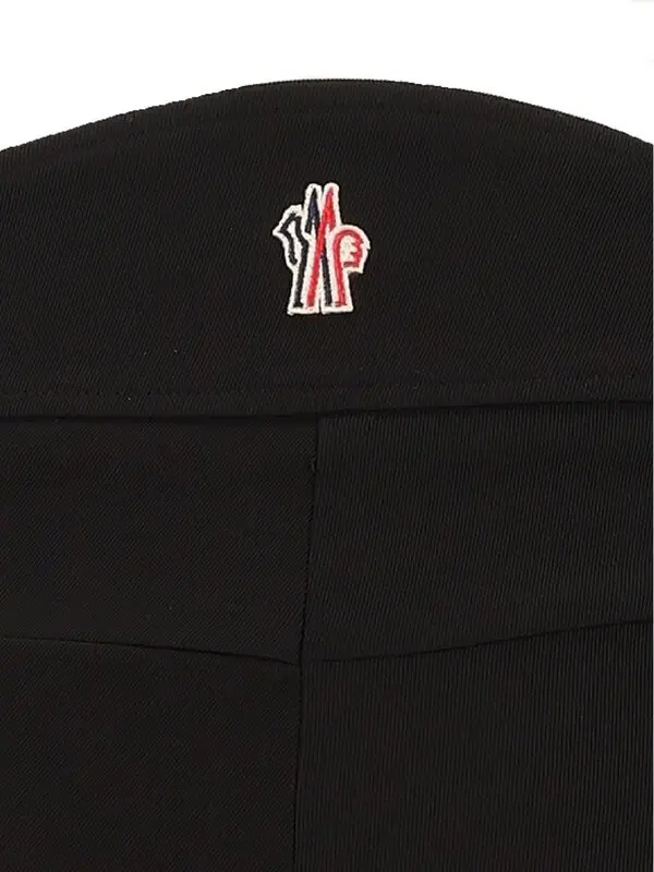 Moncler Twill Trousers - Black