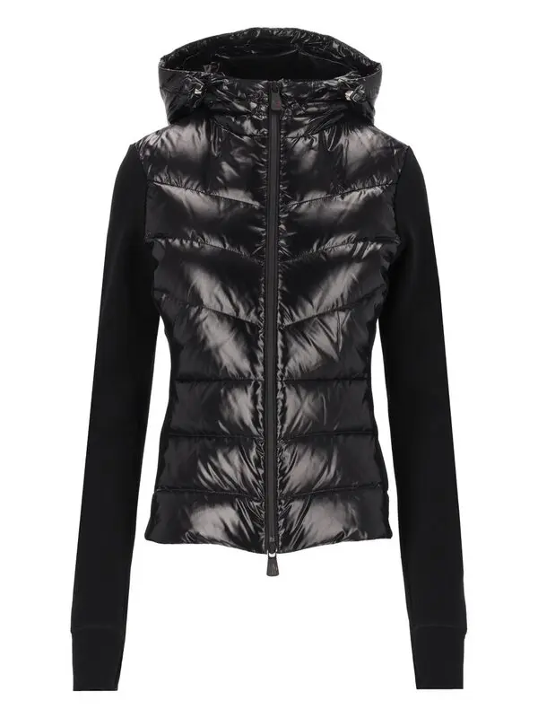 Moncler Padded Zip-up Hoodie - Black