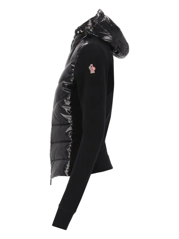 Moncler Padded Zip-up Hoodie - Black