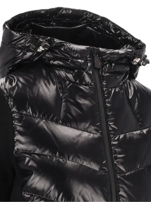 Moncler Padded Zip-up Hoodie - Black