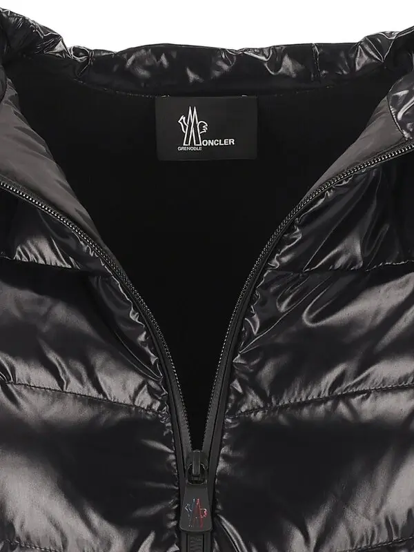 Moncler Padded Zip-up Hoodie - Black