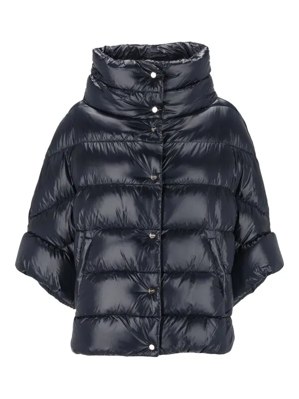 Herno Ultralight Nylon Cape - Black