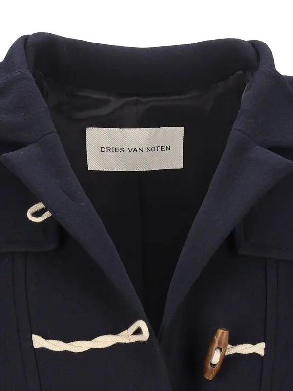 Dries Van Noten Wool-blend Twill Coat